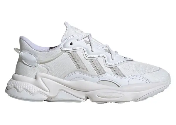 Adidas Ozweego Lace Up Sneakers - Cloud White/grey One/oat