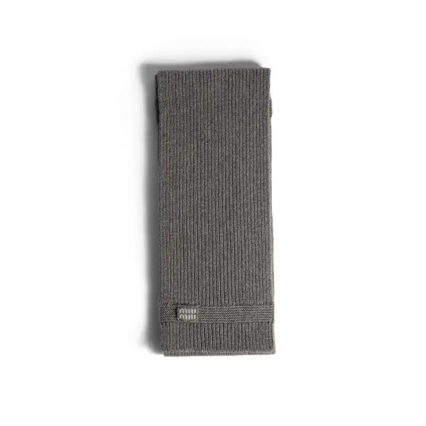 Miu Miu Cashmere Scarf - Grey