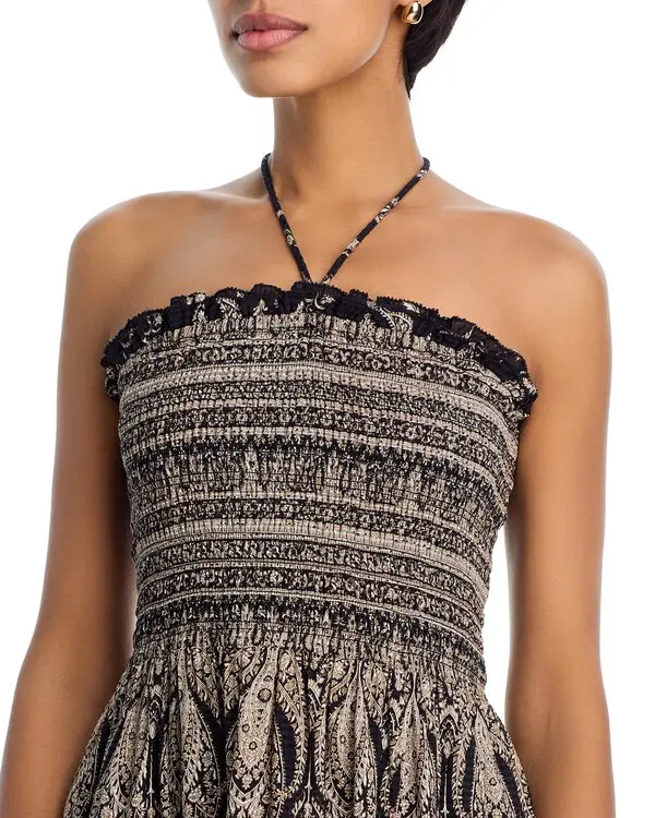 Veronica Beard Ayanna Printed Maxi Dress - Black Multi