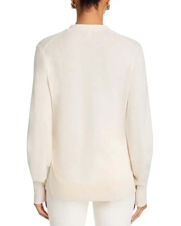 Veronica Beard Lamotte Cashmere Cardigan - Ivory