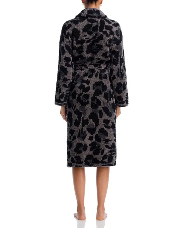 Barefoot Dreams Cozychic Exploded Leopard Robe Exclusive
