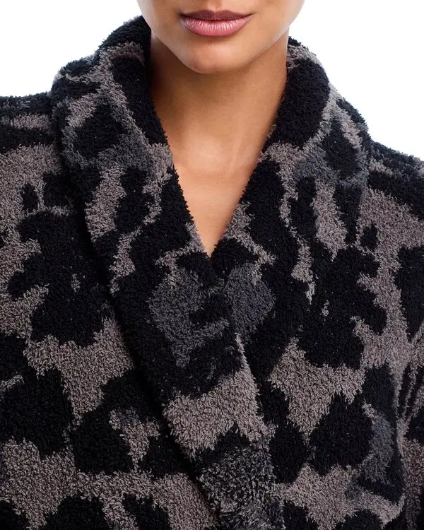 Barefoot Dreams Cozychic Exploded Leopard Robe Exclusive