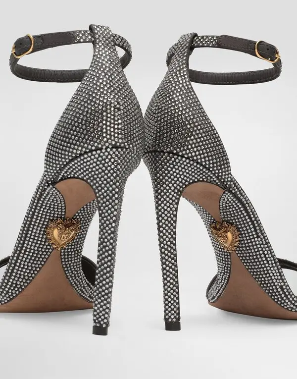 Dolce & Gabbana Keira Rhinestone Embellished Sandals - Multicolor