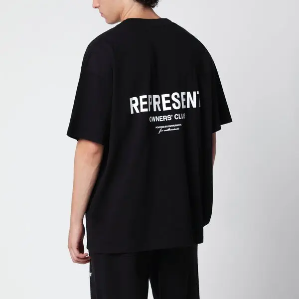 REPRESENT Cotton T-shirt With Logo - Black