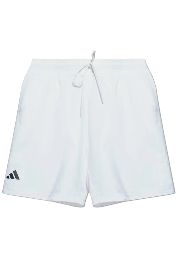 Adidas Logo-printed Shorts - White