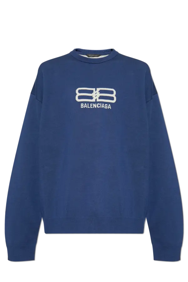 Balenciaga Crew Neck Knit Sweater