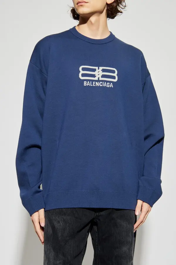 Balenciaga Crew Neck Knit Sweater