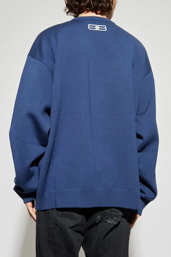 Balenciaga Crew Neck Knit Sweater