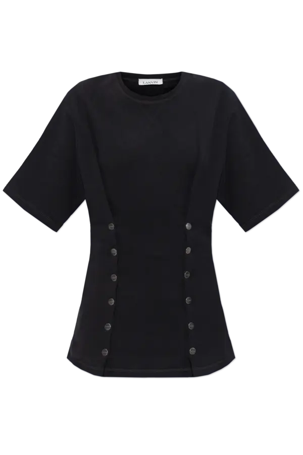 LANVIN T-shirt With Appliqués