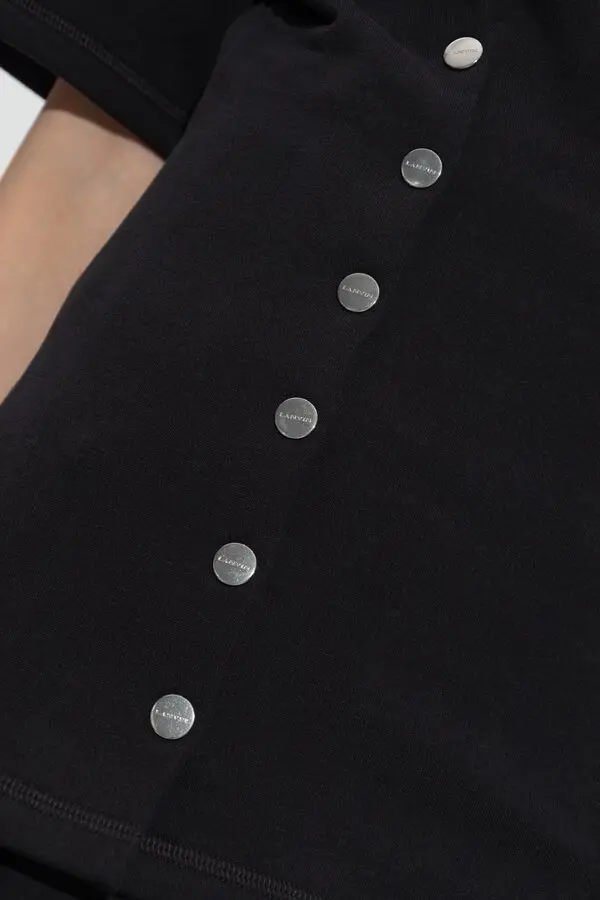 LANVIN T-shirt With Appliqués