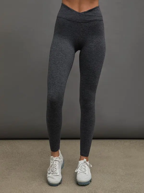 Carbon38 Mélange Legging - Dark Heather Grey