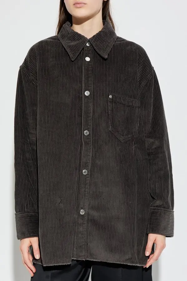 Ami Corduroy Button-up Shirt