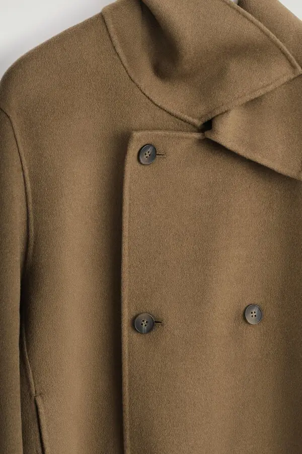 Cos Double-faced Wool Short Pea Coat