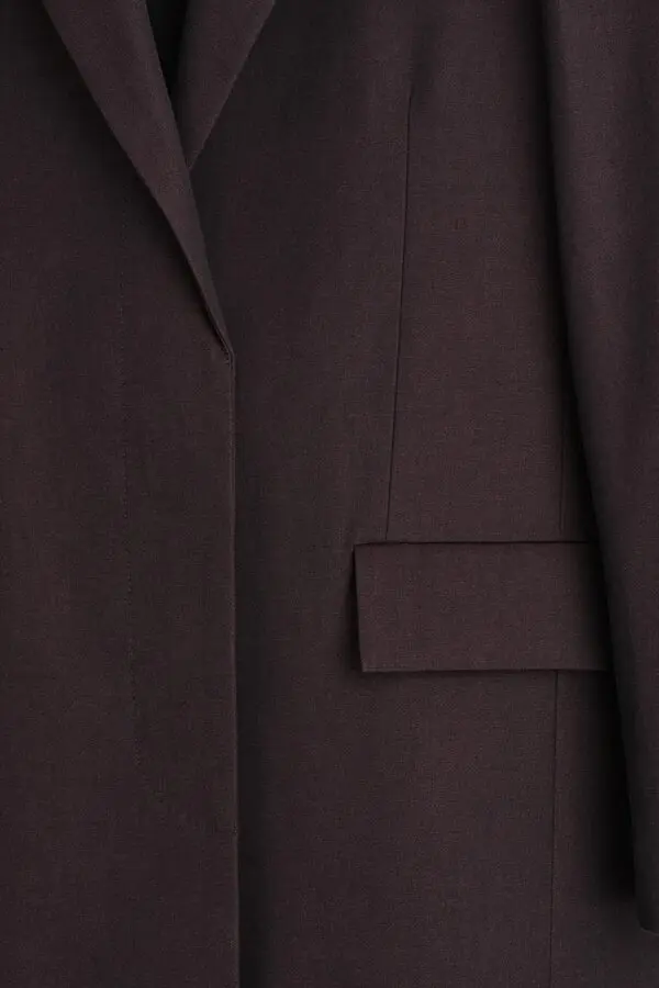 Cos Tailored Cotton Long Coat