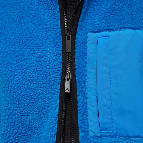 JORDAN Flight High Pile Shearling Jacket - Blue