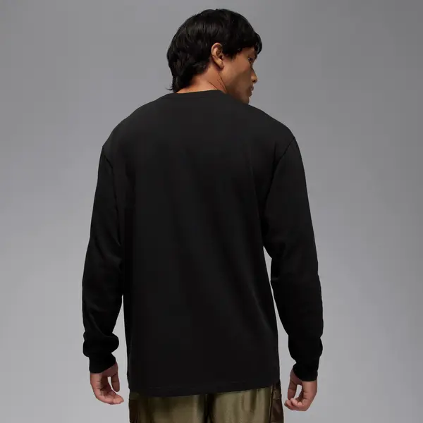 JORDAN Brooklyn Long-sleeve Pocket Crew Neck - Black