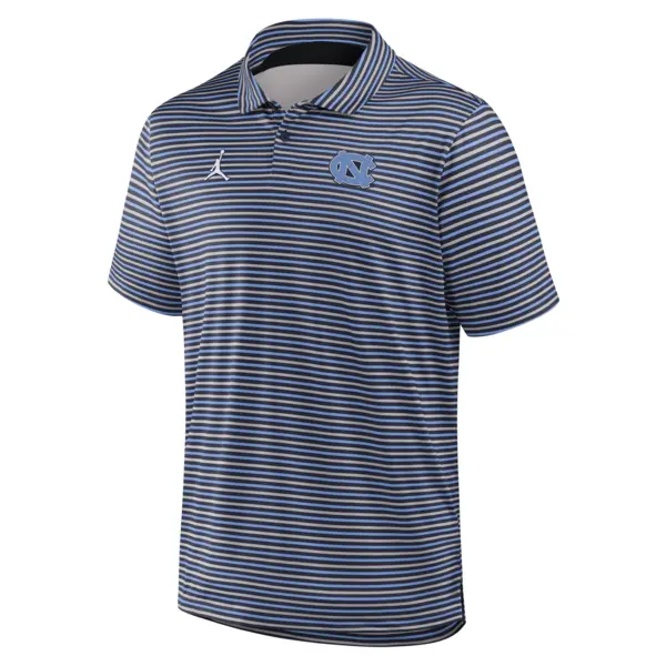 Nike North Carolina Tour Stripe Jordan Brand Dri-fit College Polo - Blue
