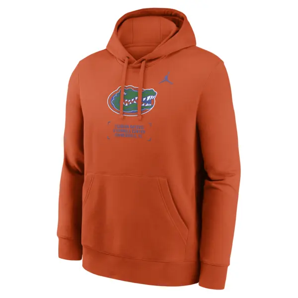 JORDAN Florida Club Basketball 2-hit College Pullover Hoodie - Orange