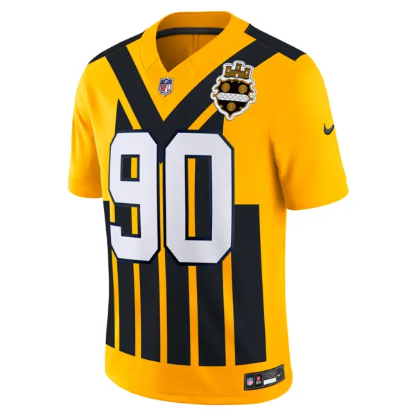 Nike T.j. Watt Pittsburgh Steelers Dri-fit Nfl Limited Jersey - Yellow