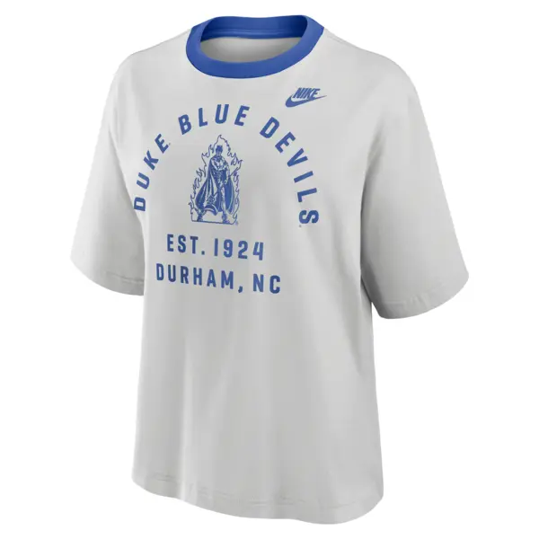 Nike Legacy Arch Script Boxy College T-shirt - Grey