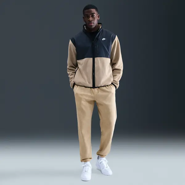 Nike Sportswear Club Washed Cuffed Fleece Pants - Brown