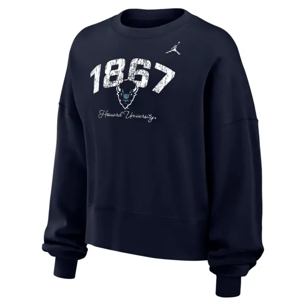 JORDAN College Phoenix Fleece Crew-neck Sweatshirt - Blue