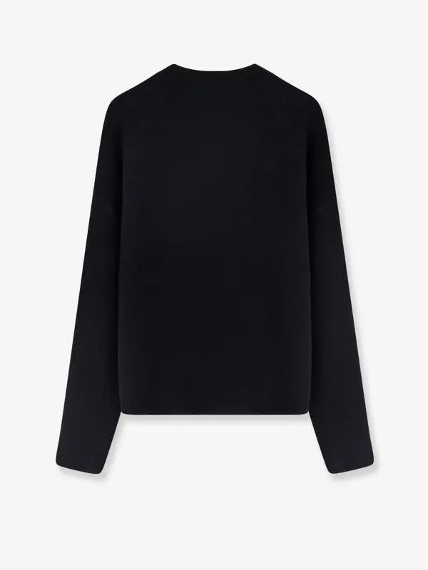TOTÊME Wool And Cashmere Blend Cardigan - Black