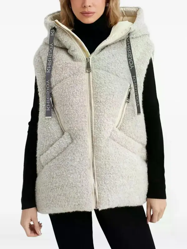 Khrisjoy Hooded Down Gilet - Grey