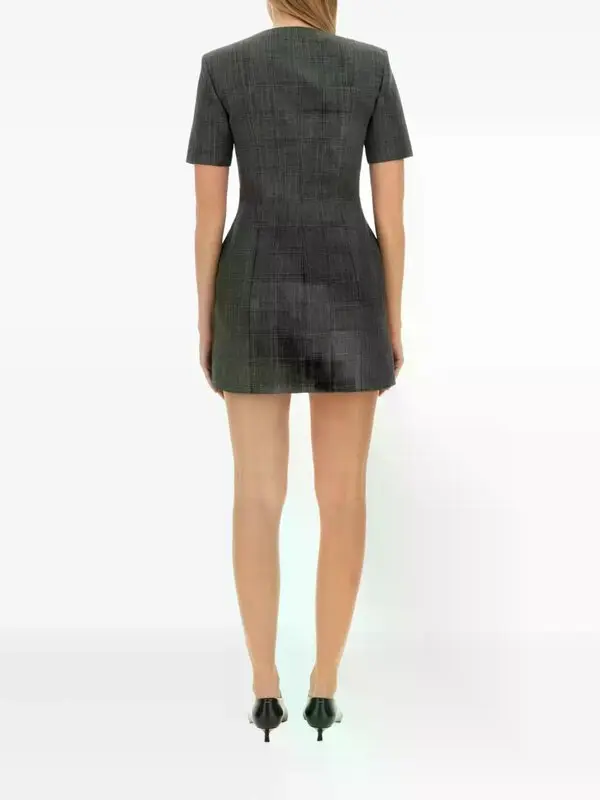 MSGM Zip-up Mini Dress