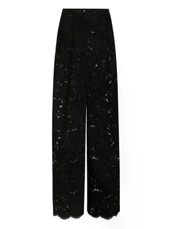 Dolce & Gabbana Lace Detailing Trousers