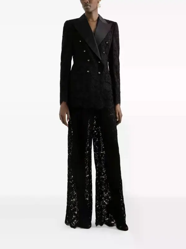 Dolce & Gabbana Lace Detailing Trousers