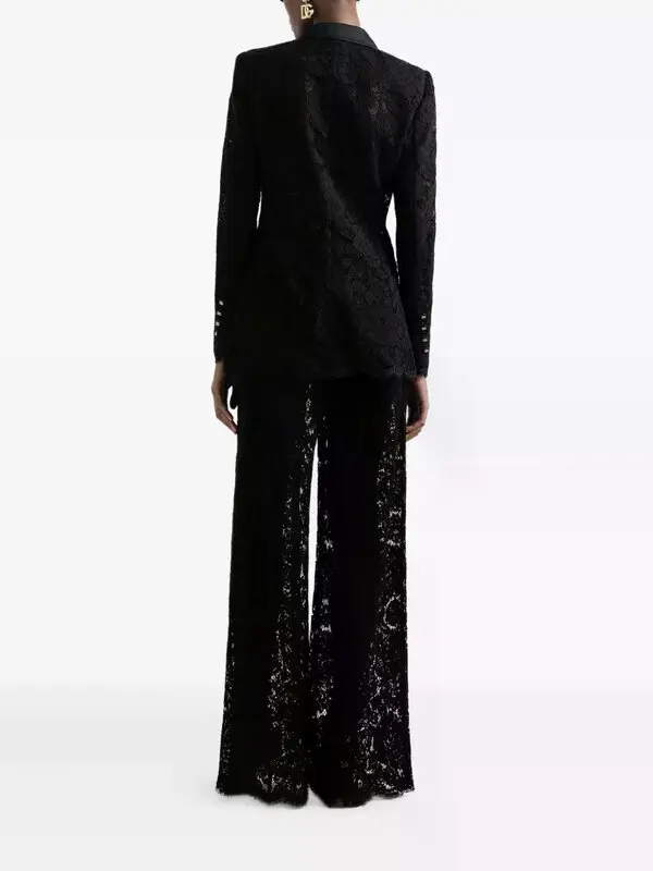 Dolce & Gabbana Lace Detailing Trousers