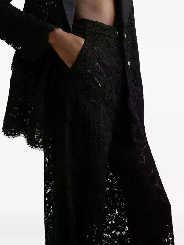 Dolce & Gabbana Lace Detailing Trousers