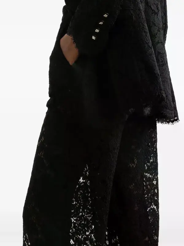 Dolce & Gabbana Lace Detailing Trousers