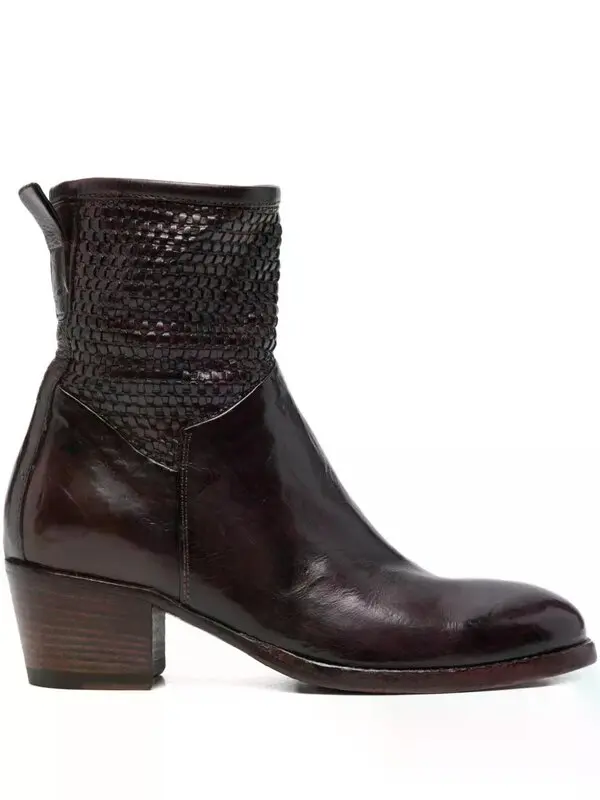 KING TARTUFOLI SHOES 45mm Leather Ankle Boots