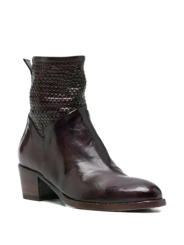 KING TARTUFOLI SHOES 45mm Leather Ankle Boots