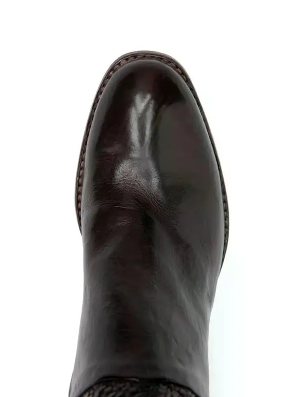 KING TARTUFOLI SHOES 45mm Leather Ankle Boots