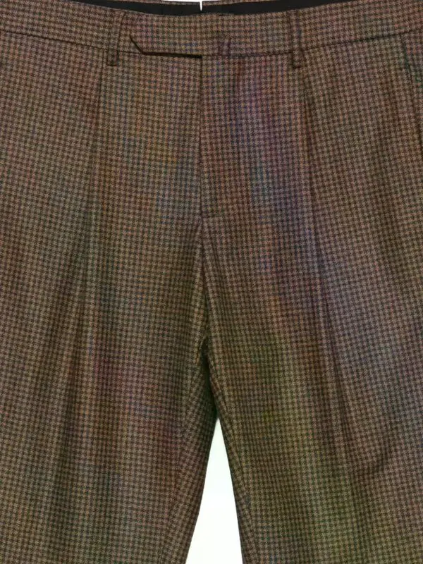 DELL'OGLIO Checked Trousers