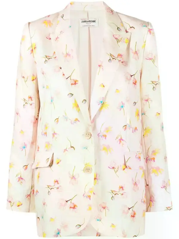 Zadig&Voltaire Linen Blazer - Neutrals