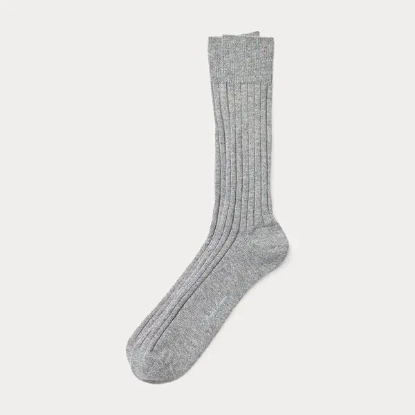 Ralph Lauren Rib-knit Sock - Slate