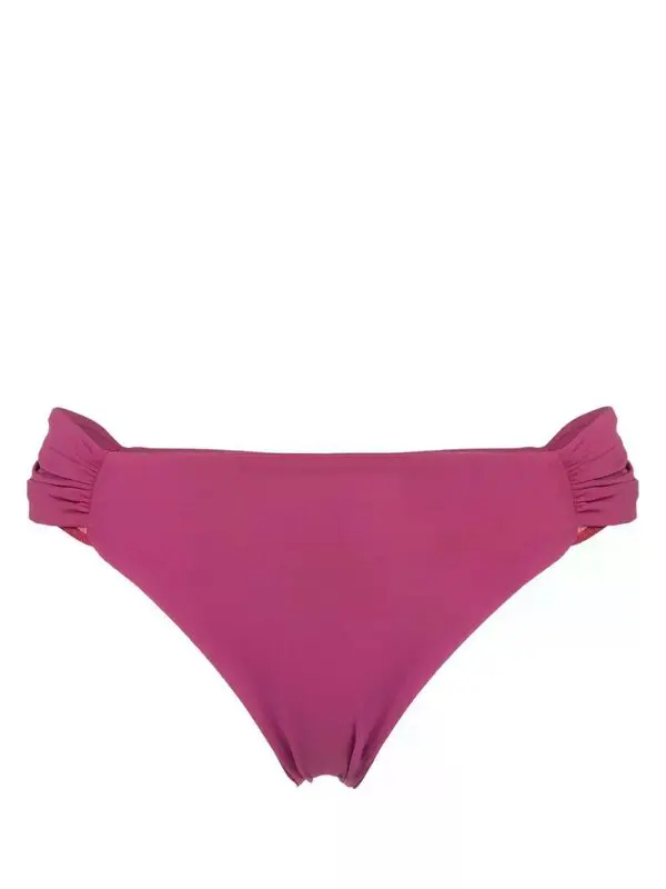 NENSI DOJAKA Gathered-detail Bikini Bottoms - Neutrals