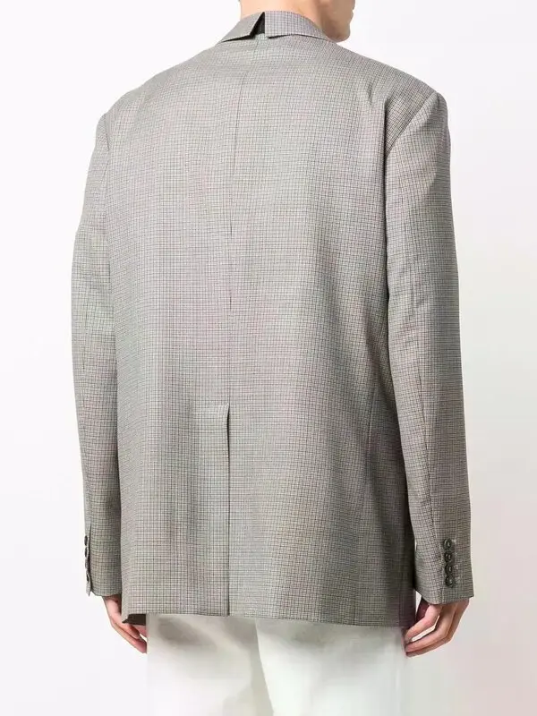 Valentino Garavani Peak-lapel Single-breasted Blazer - Grey