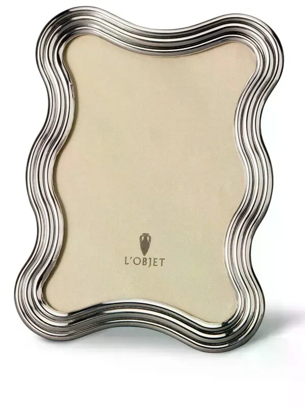 L'Objet Ripple Picture Frame - Silver