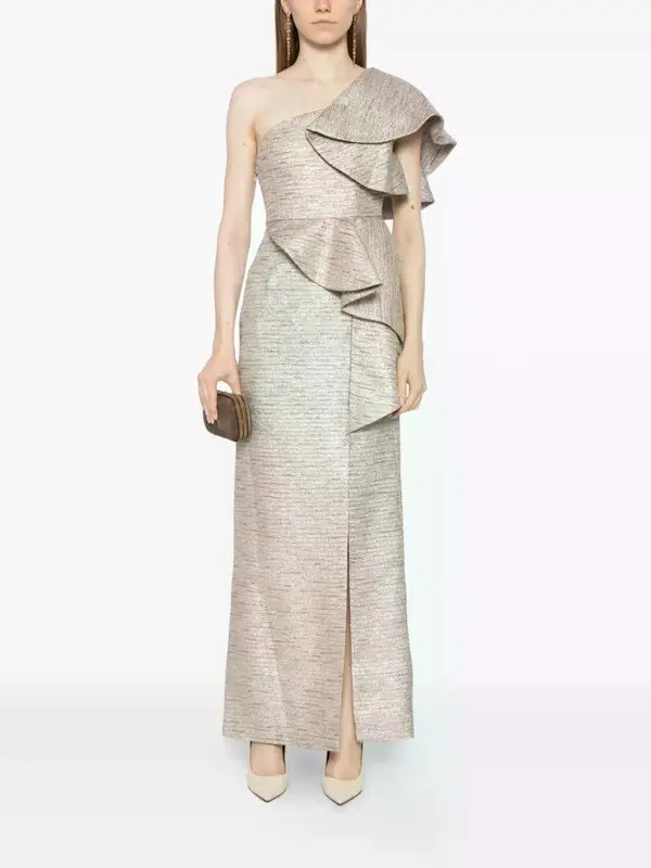 SAIID KOBEISY Brocade Dress
