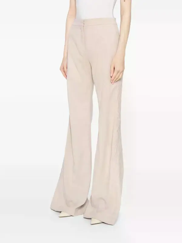 SAIID KOBEISY Embroidered Flared Trousers