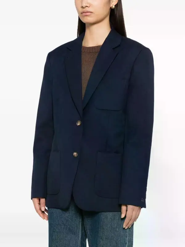 Lacoste Logo-embroidered Blazer