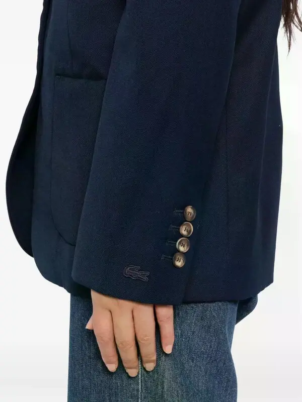 Lacoste Logo-embroidered Blazer