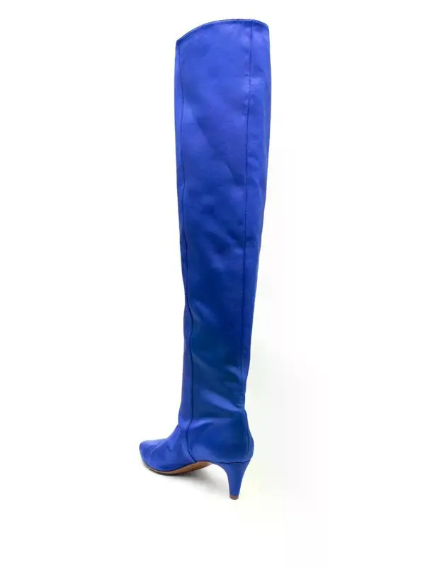 FORTE_FORTE Knee-high Satin Boots
