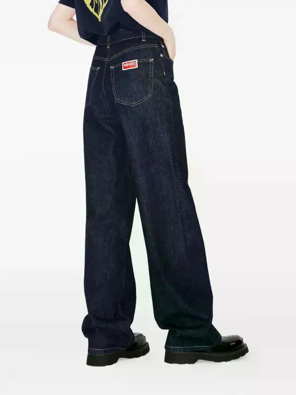 Kenzo Ayame Logo-patch Jeans