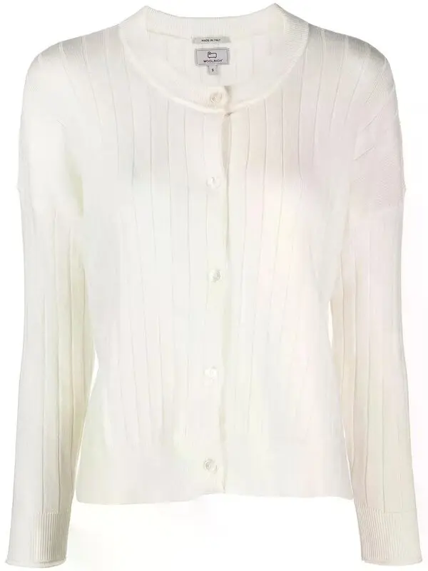 Woolrich Button-fastening Cotton Cardigan